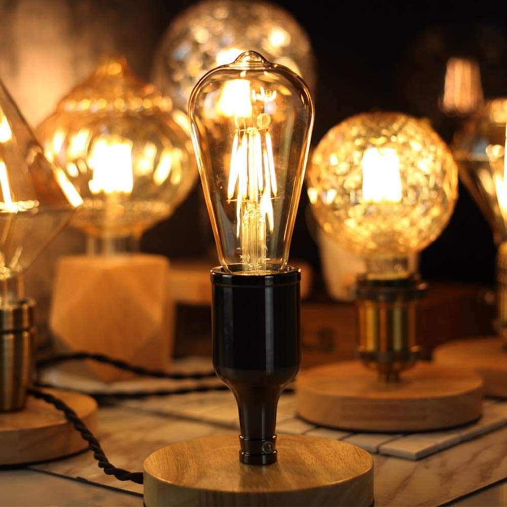 Vintage Light Globes Osram Vintage 1906 LED E27 Globe Filament Gold