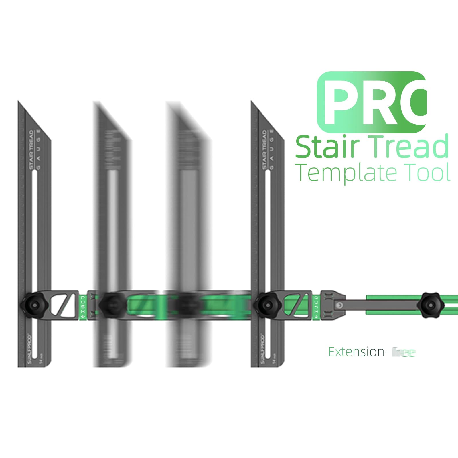 Snapklik.com : SUNLFPROD Stair Tread Template Tool - Upgrade Stair ...
