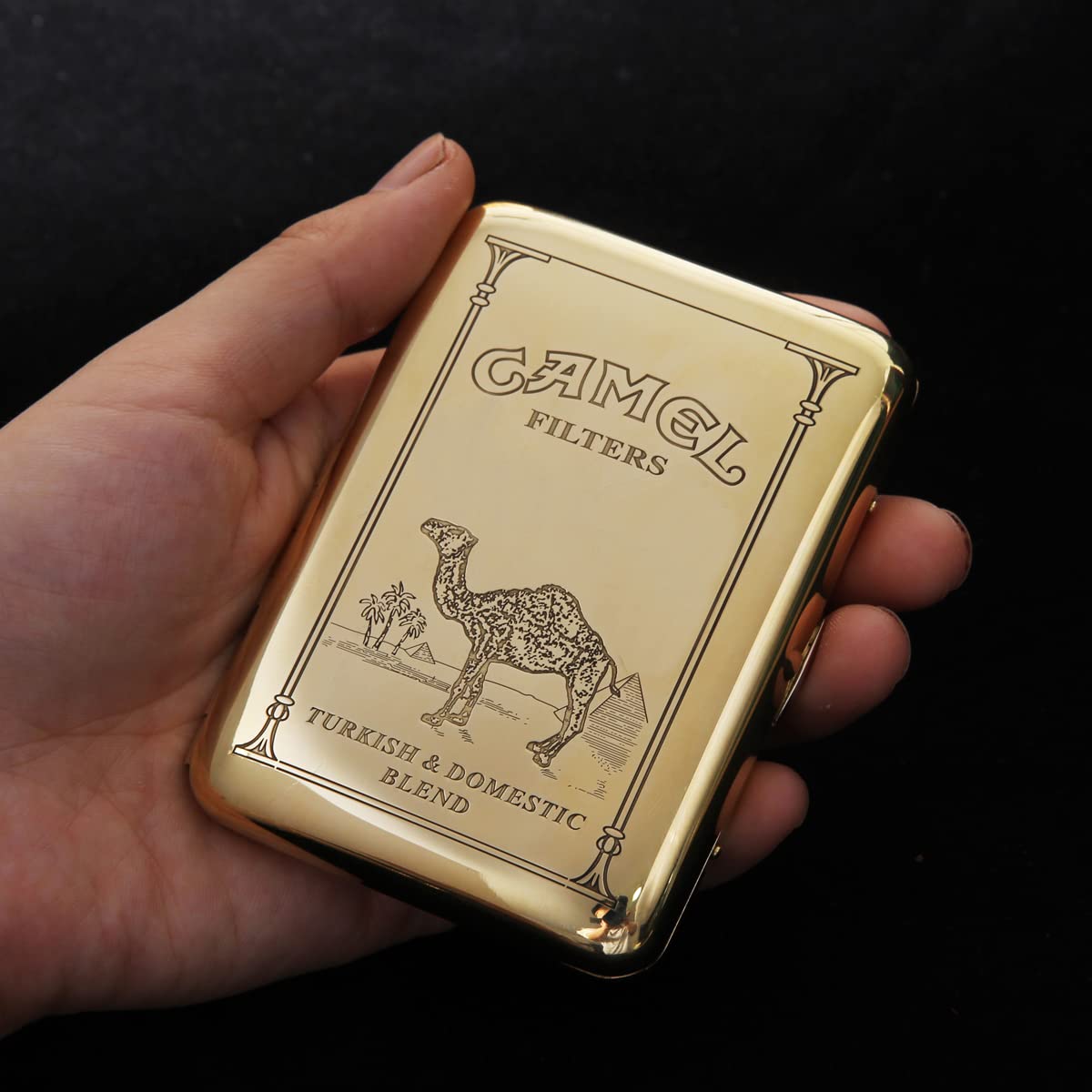 Snapklik.com : Metal Cigarette Case, Hold 16 Cigarette Vintage Copper ...