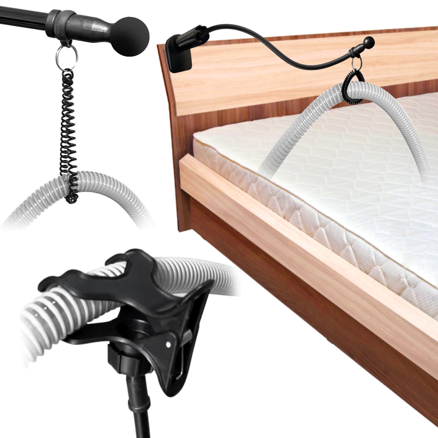 Amazon.com: CPAP Hose Holder ，CPAP Hose Hanger Tube Clamp : Health ...