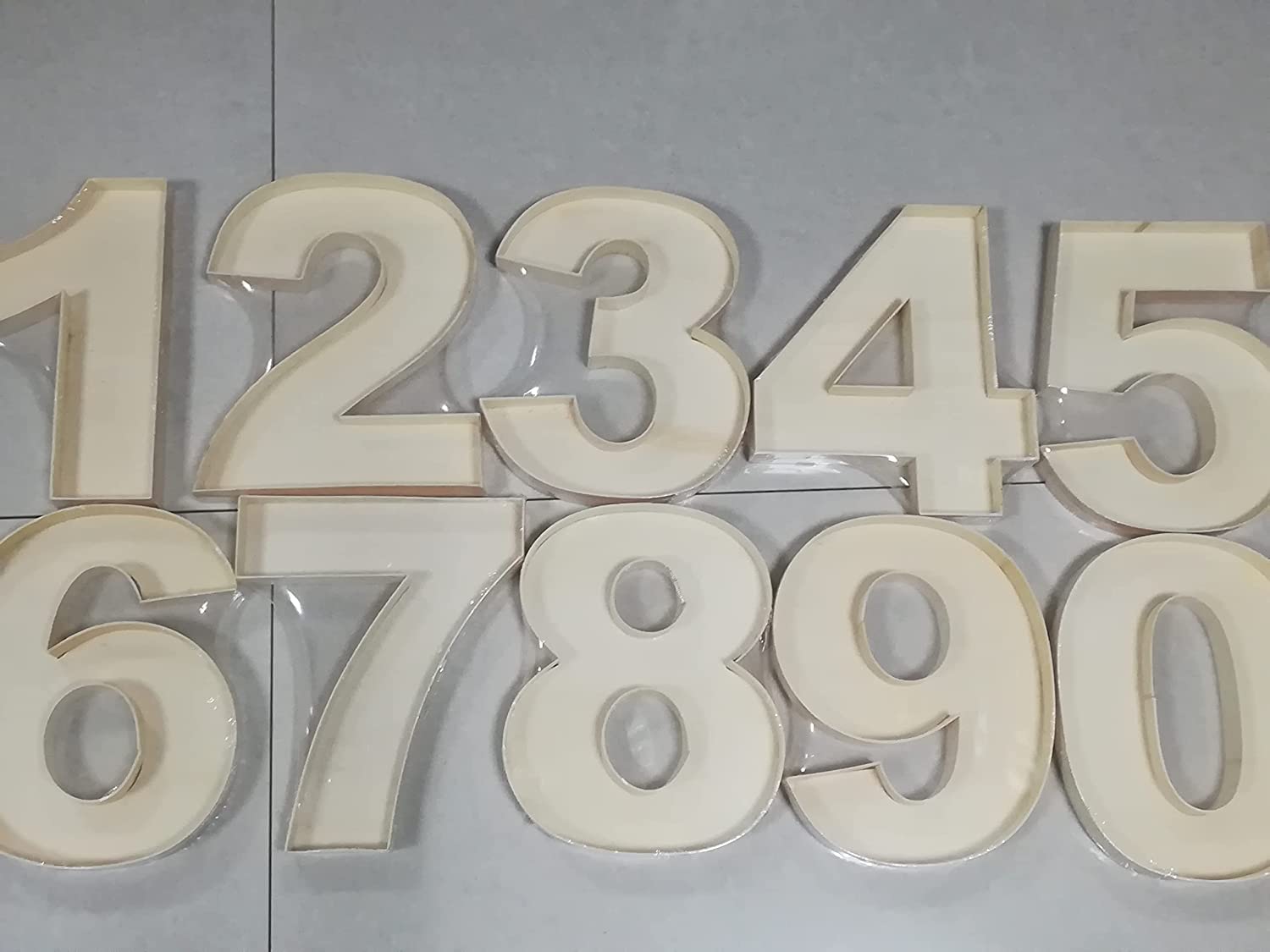 FNB diy decorative fillable number box 0-9, Wooden Fillable Letters and ...