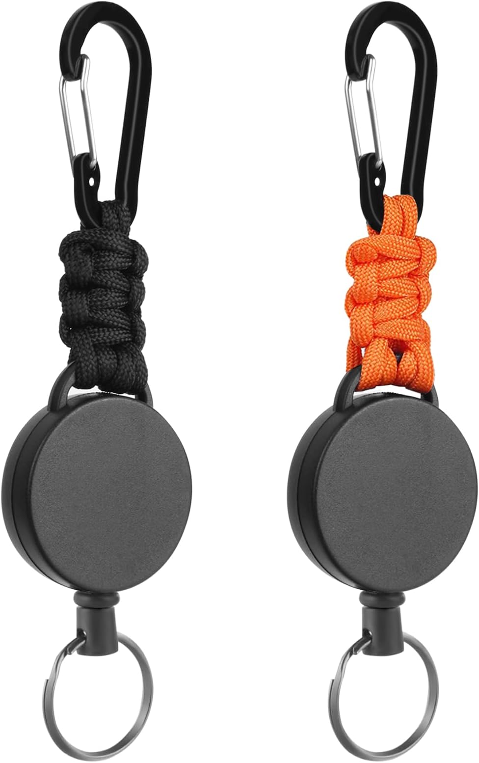 Amazon.com : 2 Pack Retractable Keychain, Heavy Duty Retractable Badge ...