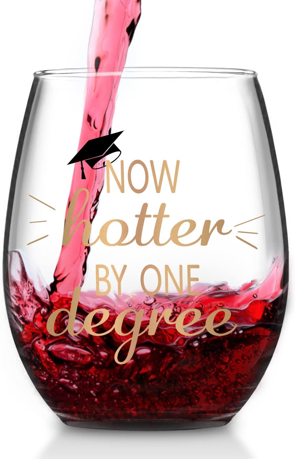 Amazon.com | Set of 2 Funny Graduation Graduate Grad Student Educated ...