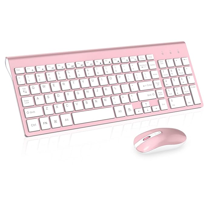 Buy Wireless Keyboard Mouse Combo Cimetech Compact Full Size Wireless Keyboard And Mouse Set 2