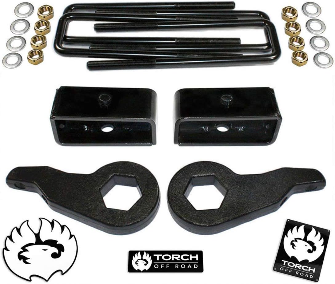 Amazon.com: TORCH 3" Front 2" Rear Leveling Lift Kit For 1988-1998 ...
