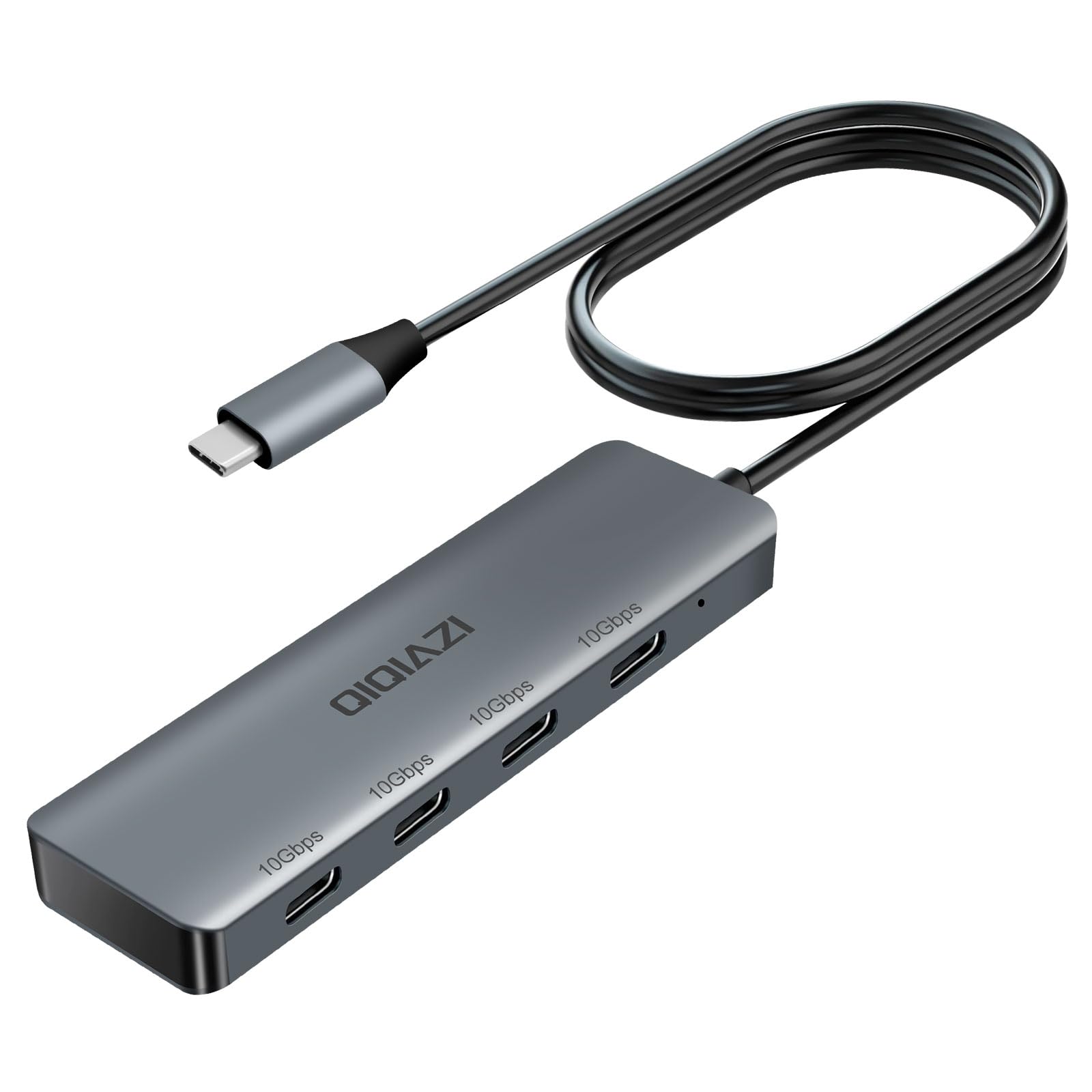 Amazon.com: QIQIAZI 10Gbps USB 3.2 Hub, 4-Port USB C 3.2 Gen 2 Hub, USB ...