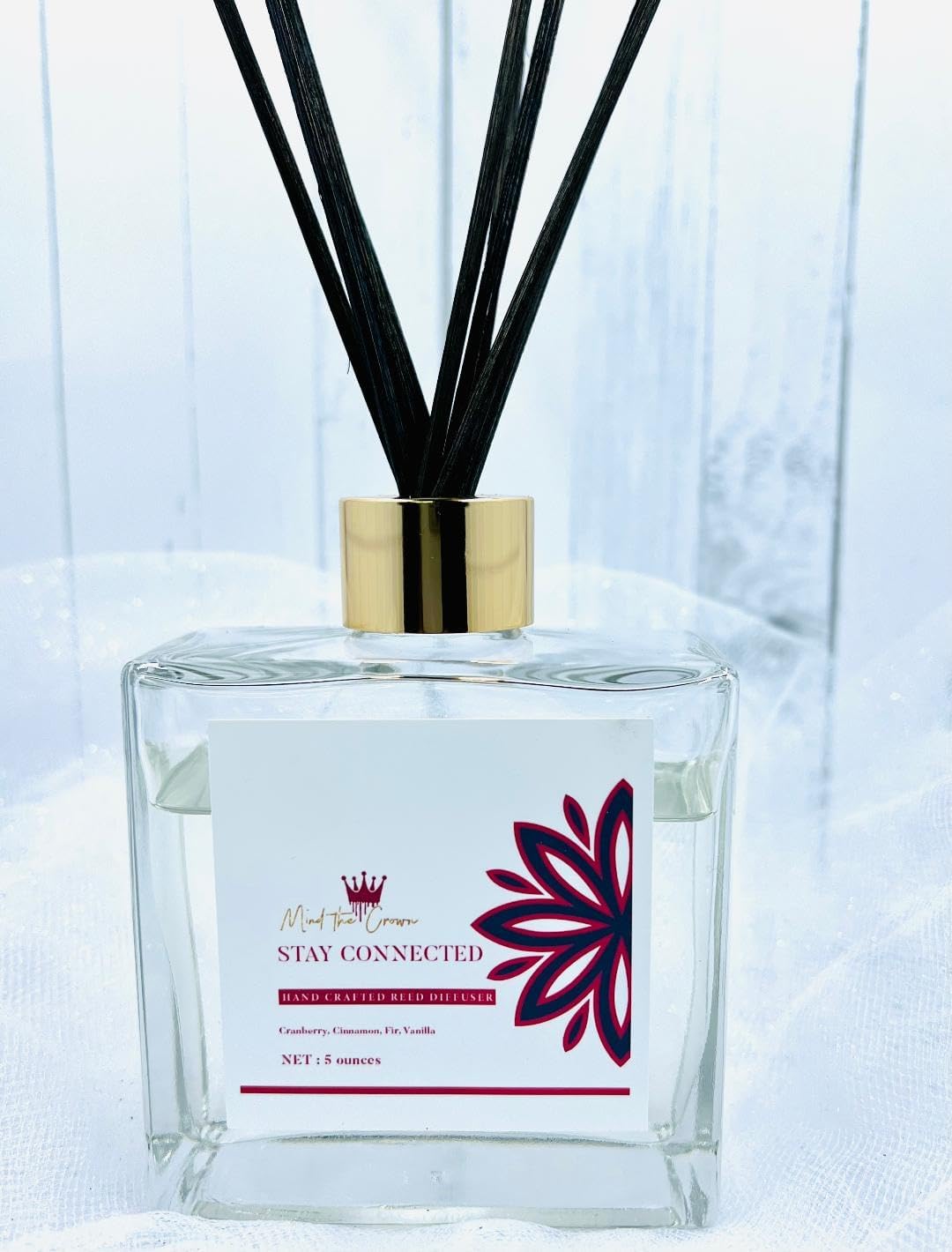 Amazon.com: Mind The Crown Reed Diffuser Set | Made with Essential Oils ...