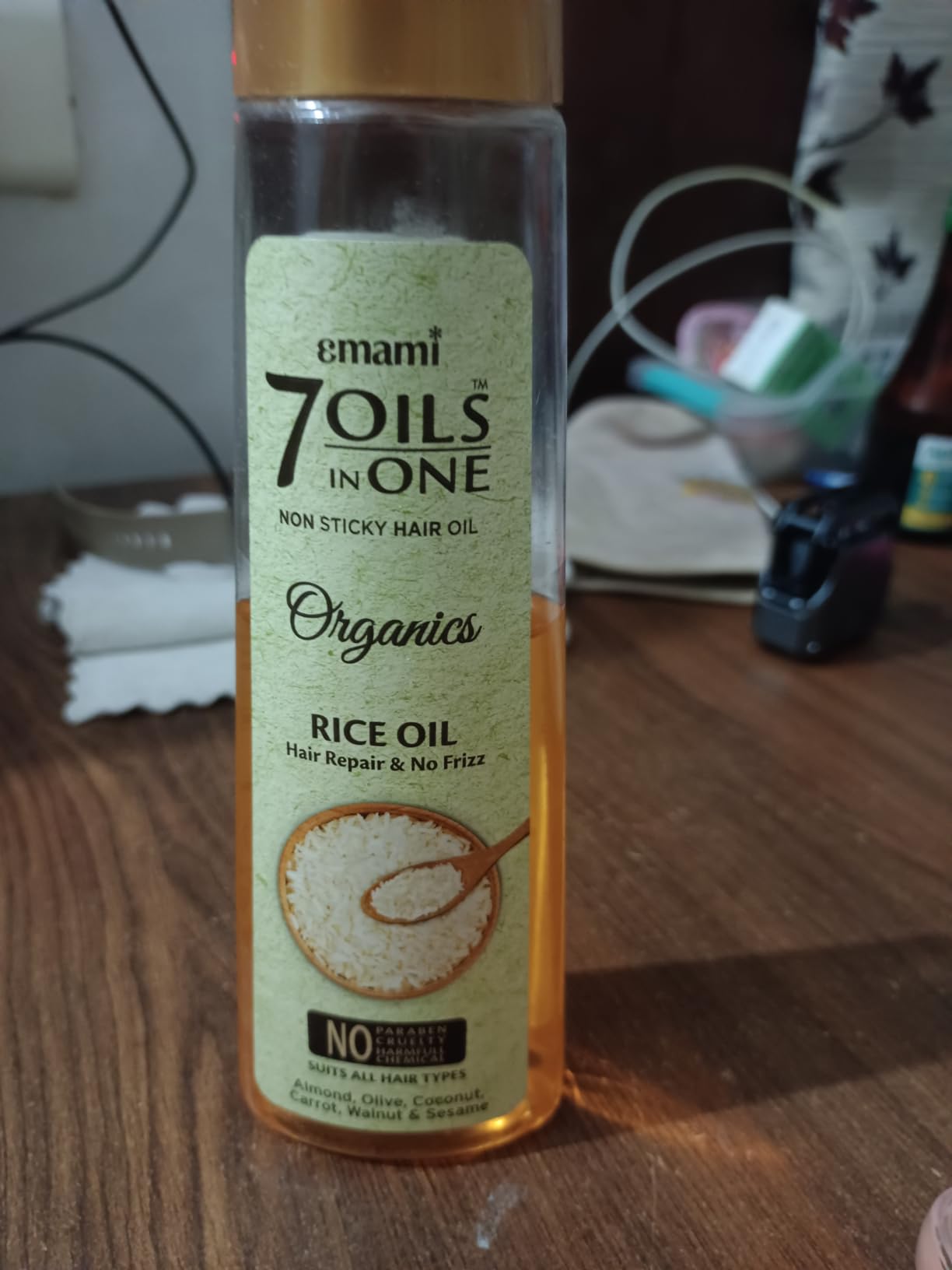 Buy Emami 7 Oils In One Organics Aloe Vera Hair Oil | Nourishing ...