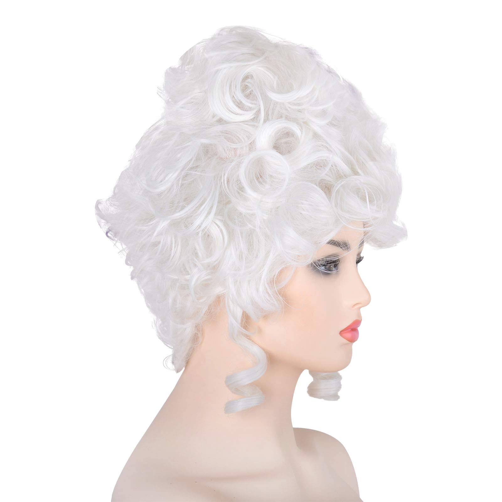 Snapklik.com : HongH White 18th Century Colonial Wig Women Adult ...