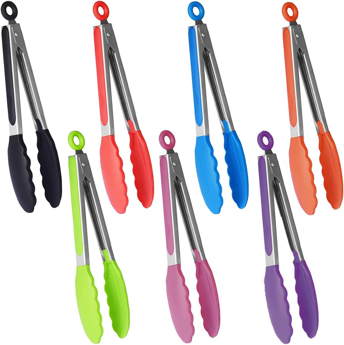 Ouinne 5 Stücke Silikon Mini Zange, 7 Zoll Portion Zangen Klein Küchen ...