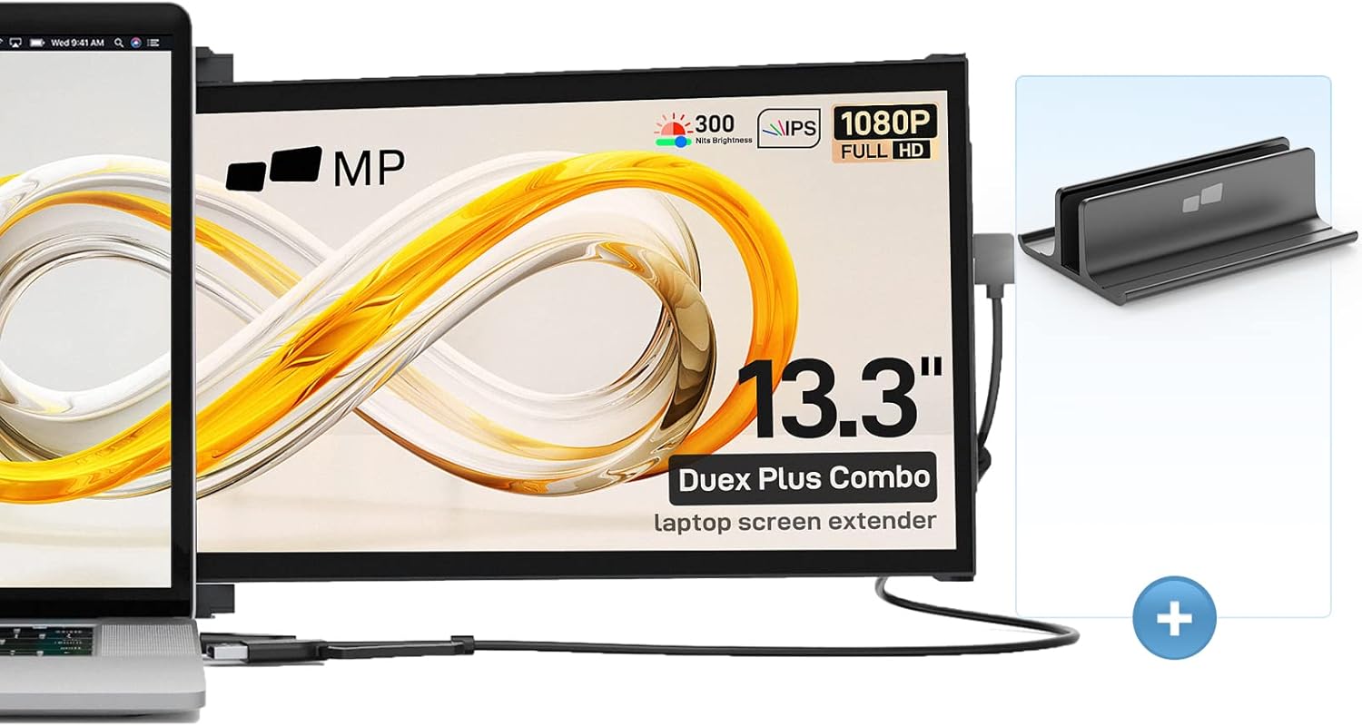 Amazon.com: Duex Plus Combo with Laptop Cradle Stand, Mobile Pixels ...