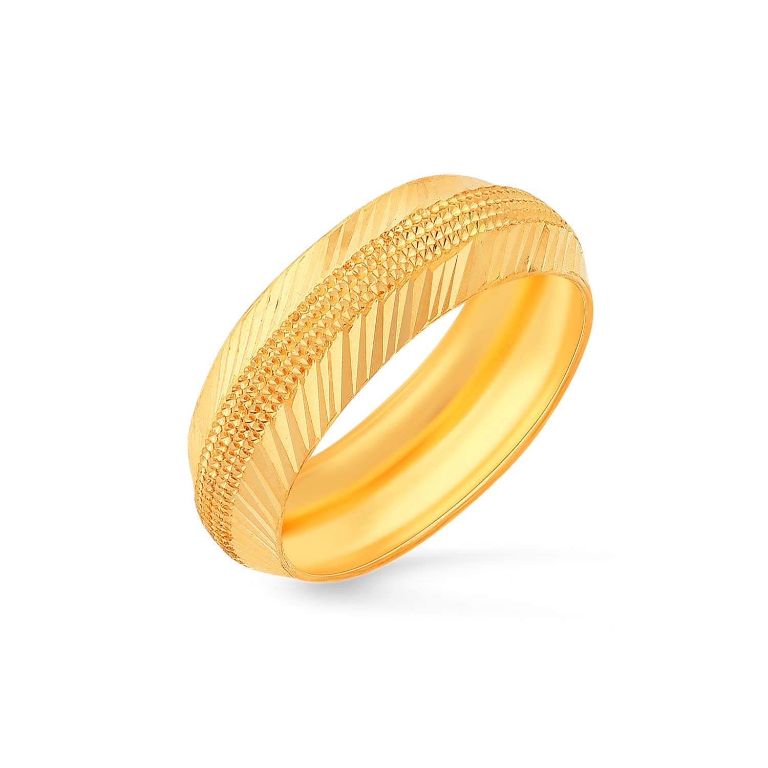 Malabar Gold & Diamonds 22 KT | Pure Yellow Gold | Band|Ring For Women ...