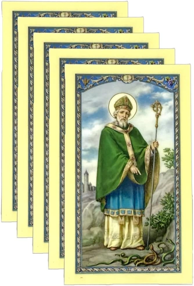 Amazon.com : St. Patrick's Breastplate Laminated Holy Cards, 25-Count ...