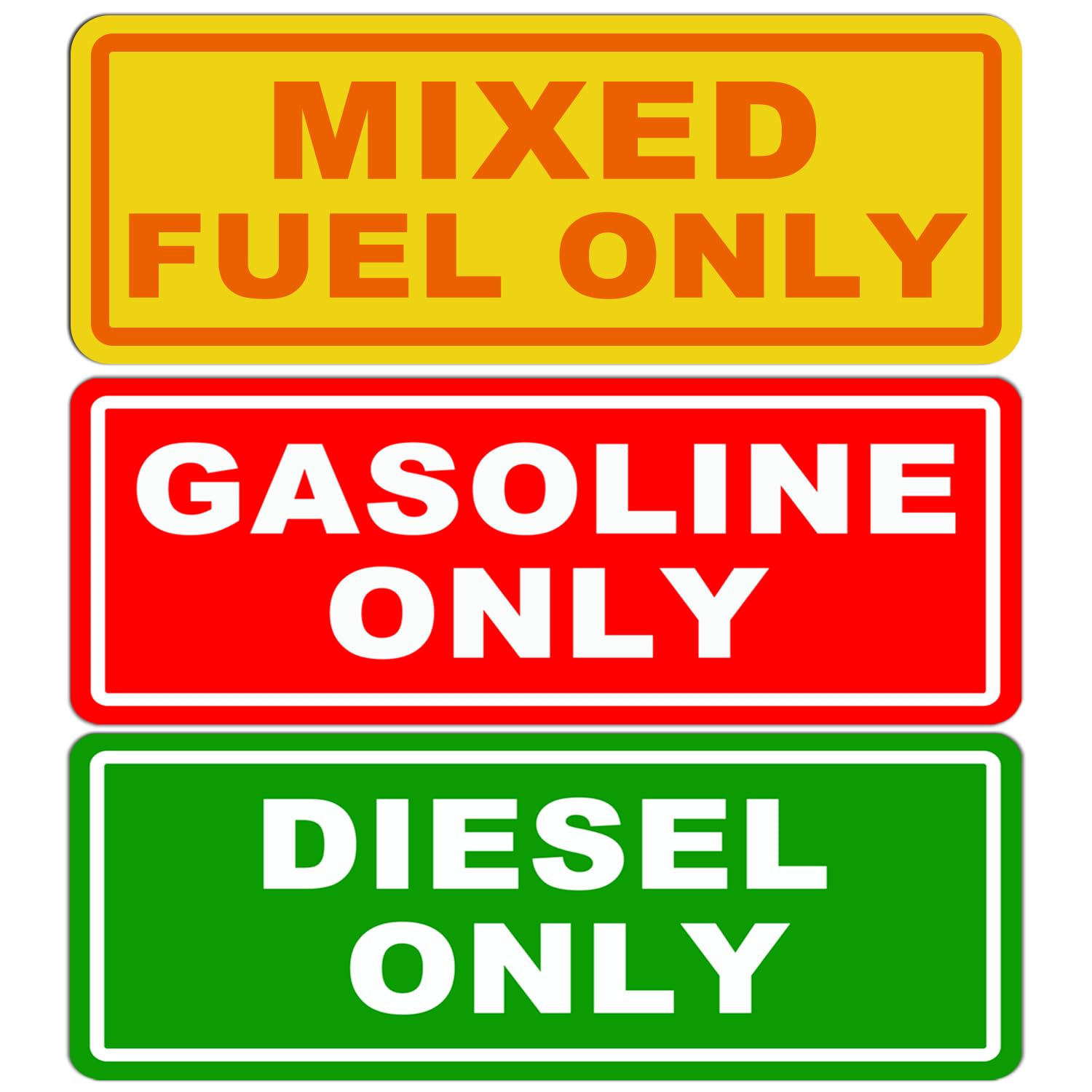 Amazon.com - 12 Pcs丨Mixed Fuel Only 丨Diesel Only 丨Gasoline Only ...