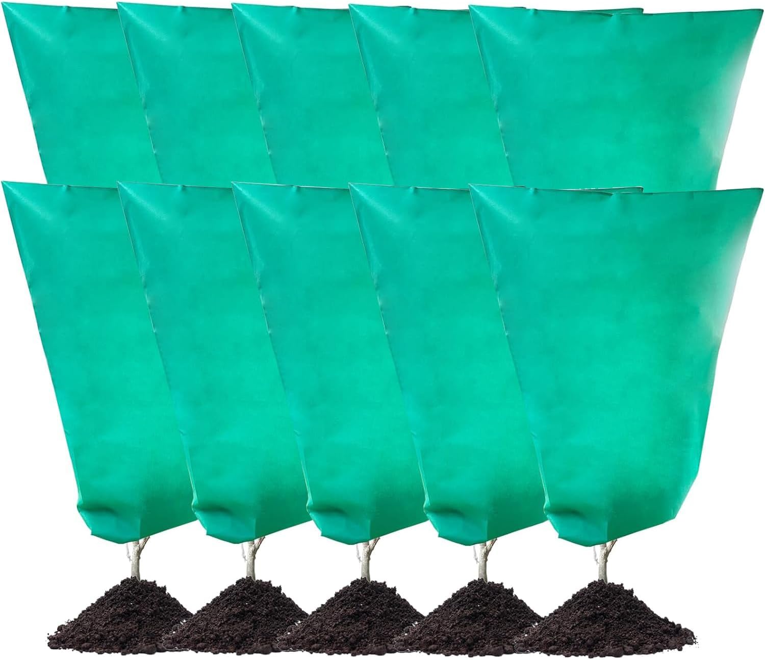 Amazon.com : Plant Covers Freeze Protection 10Pack – 35" × 50" Reusable ...