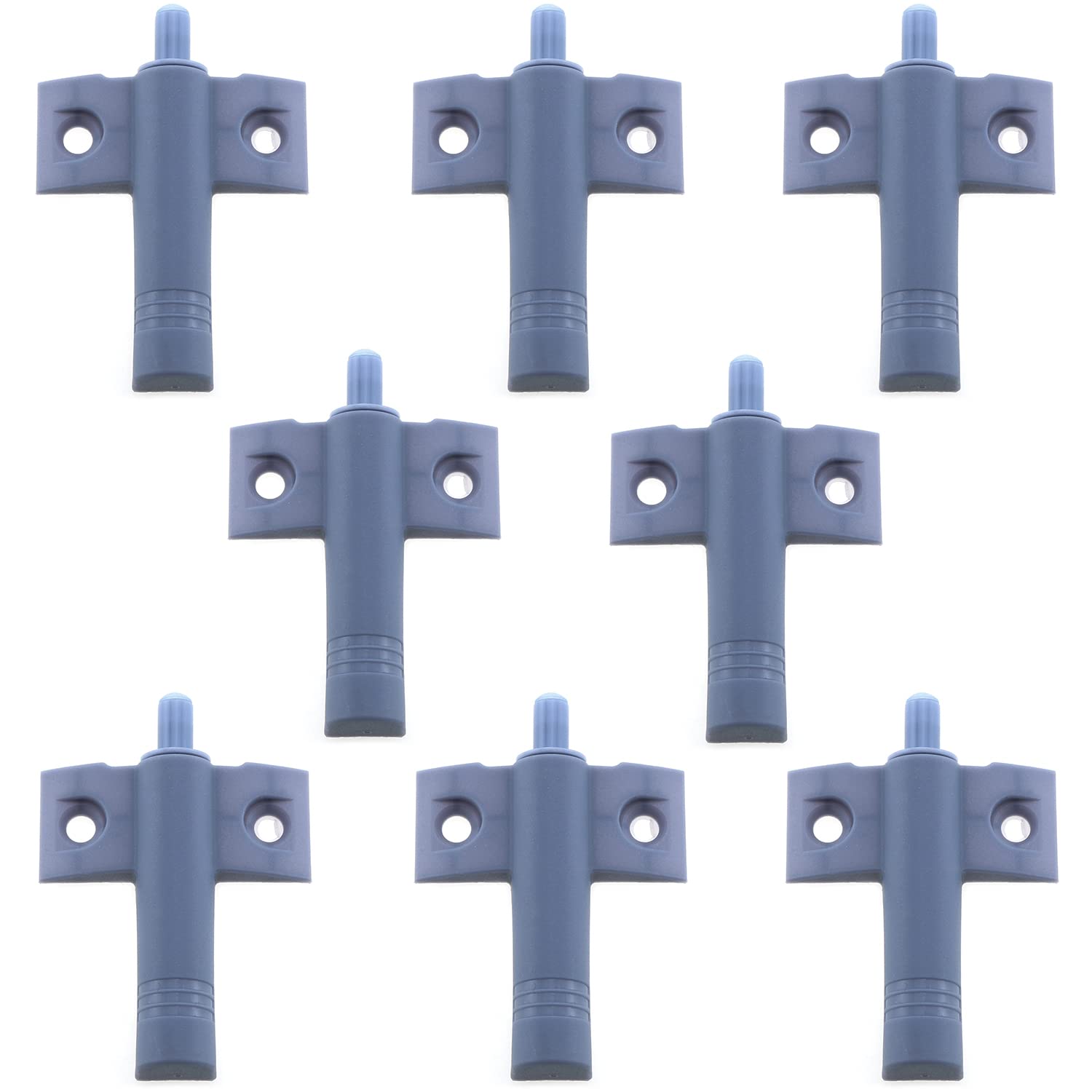 Soft Closers for Kitchen Cabinet LUORNG 8PCS Gray Soft Quiet Plastic ...