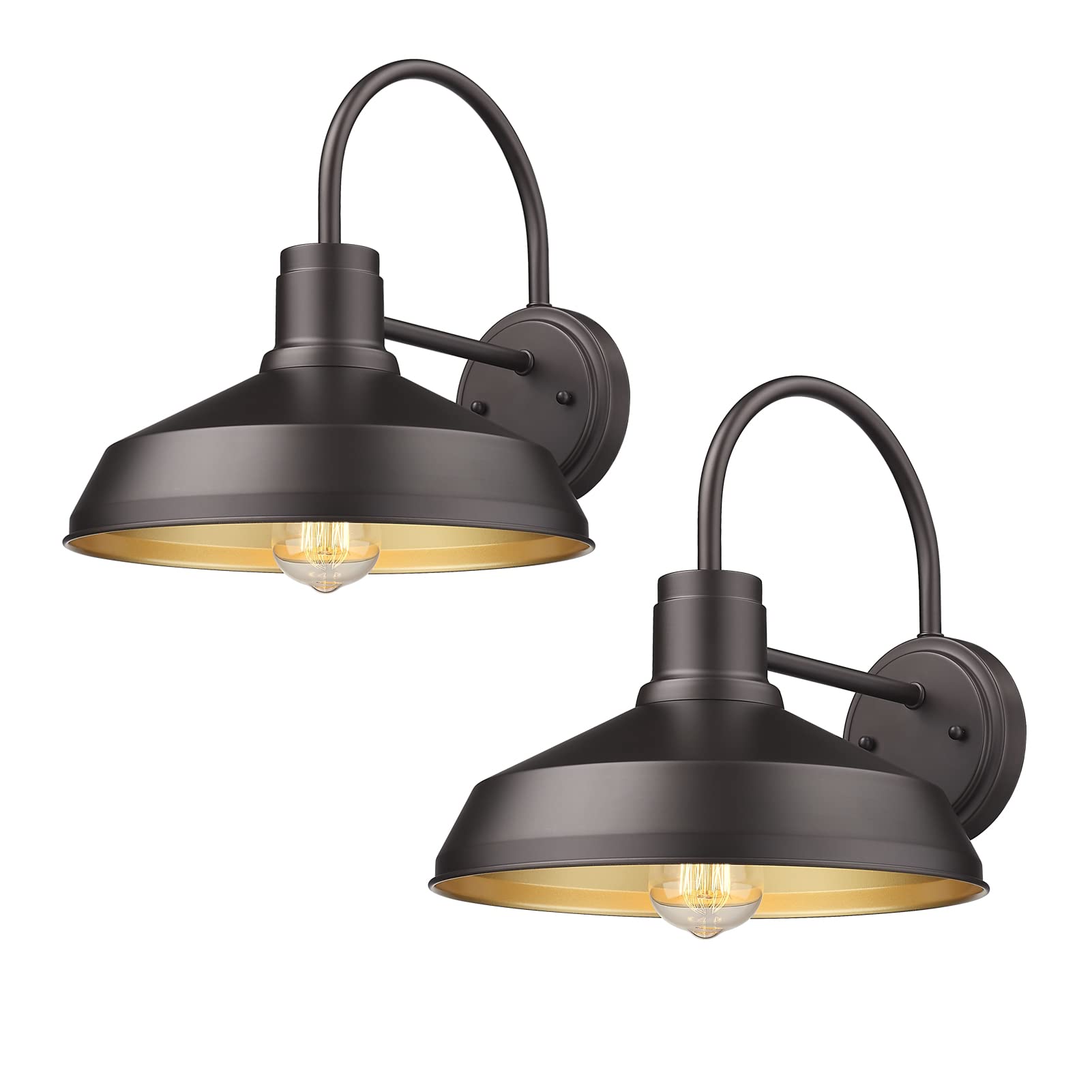 ALLGOT Exterior Barn Light, Farmhouse Wall Sconce, Porch Outdoor Wall ...