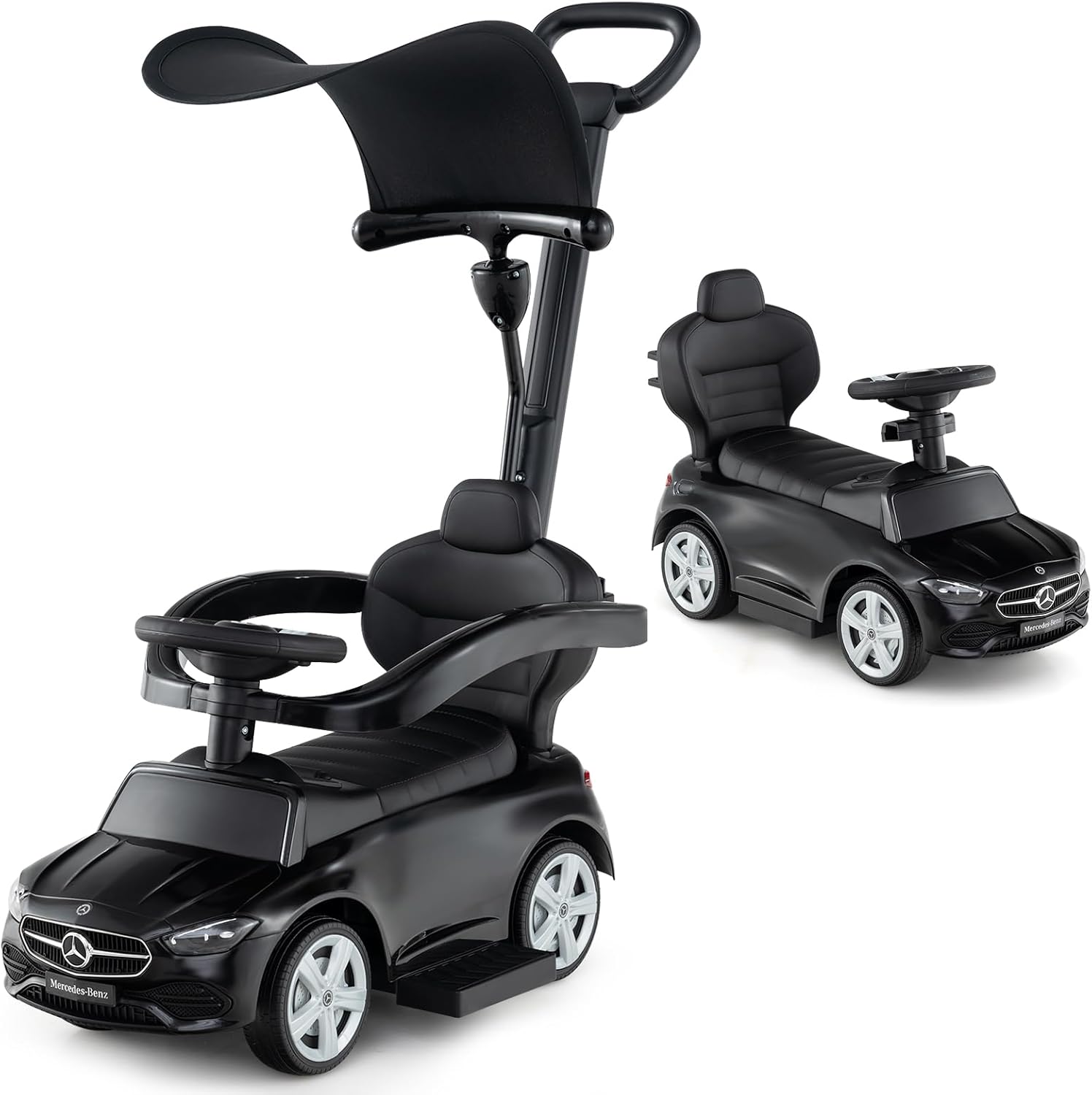 Amazon.com: HONEY JOY Ride On Push Car, Licensed Mercedes-Benz Push ...