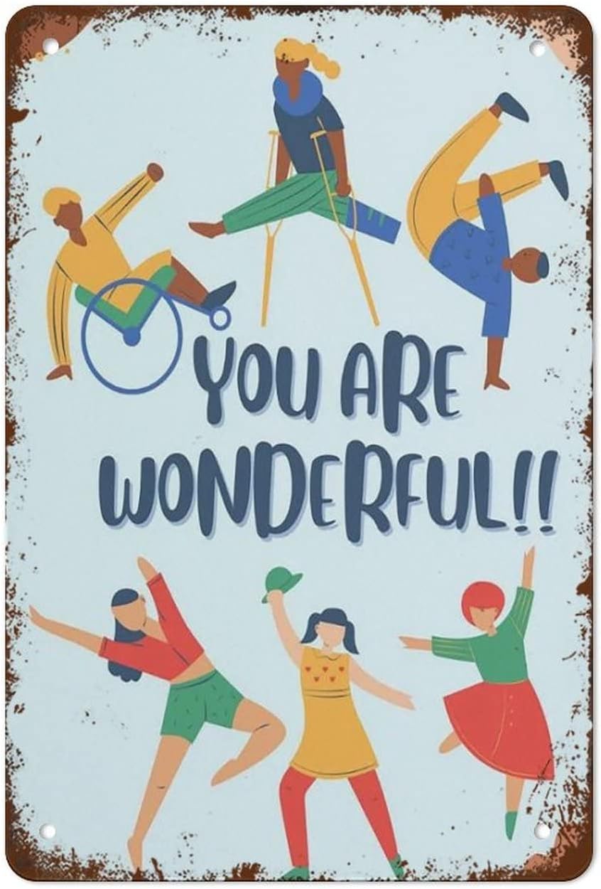 Amazon.com: NAMEY Disability Inclusion Poster Amputee Wheelchair ...