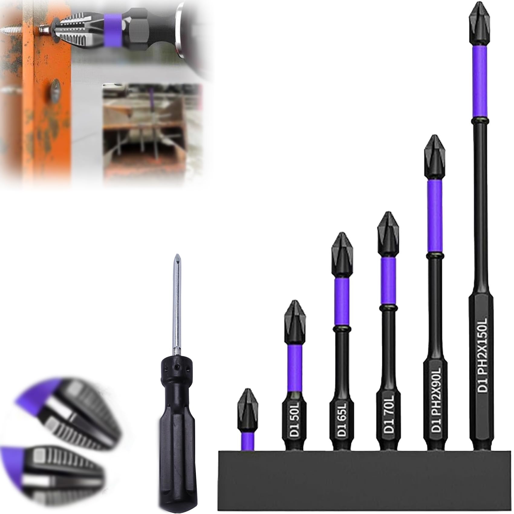 Upgraded High Hardness and Strong Magnetic Bit, Anti-Shock Strong ...