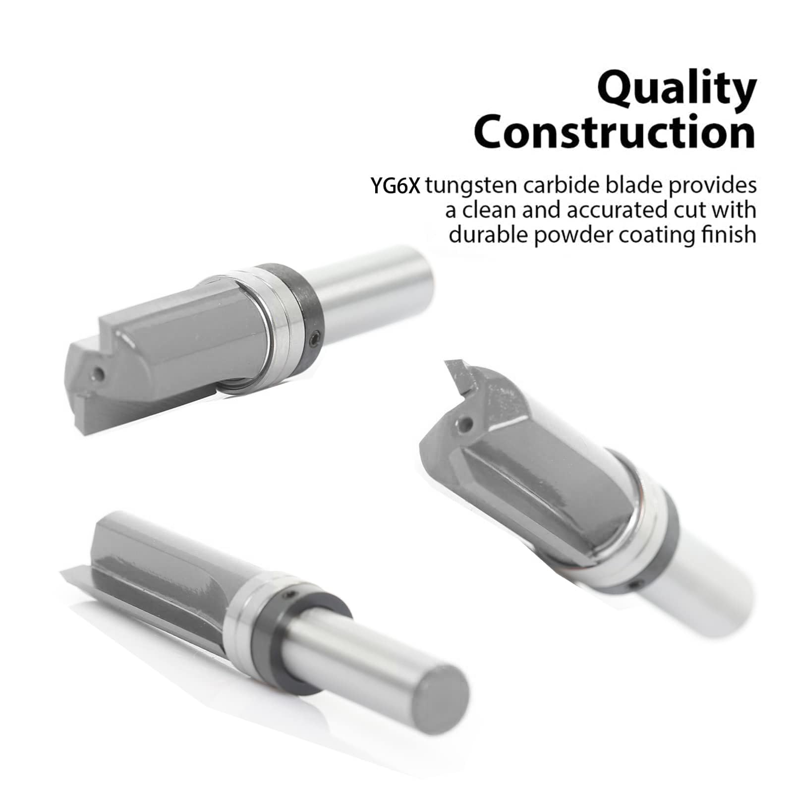 Snapklik.com : Sinoprotool Flush Trim Router Bit 1/2 Inch Shank, 3/4 ...