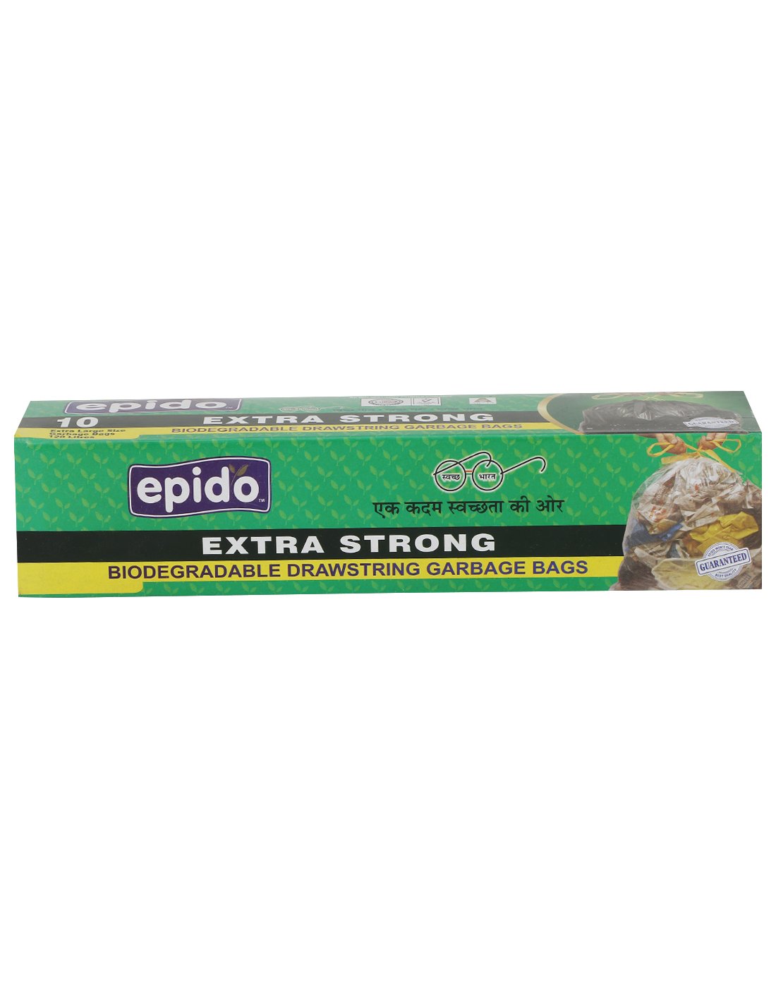 Epido Black 120 Ltrs Biodegradable Garbage Bags - 10 Pcs : Amazon.in ...