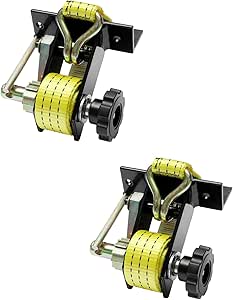 Amazon.com: Ladder Rack Ratchet Straps, W/J-Hook (2PCS), 1.4" Black ...