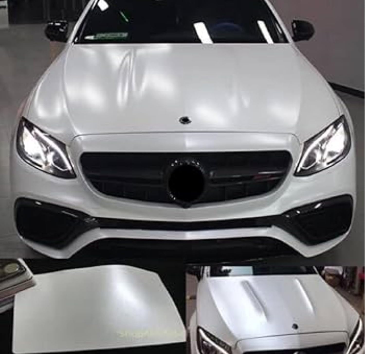 ERATO™ Vinyl White Pearl Metallic Wrap Sheet for Car & Bike Self ...
