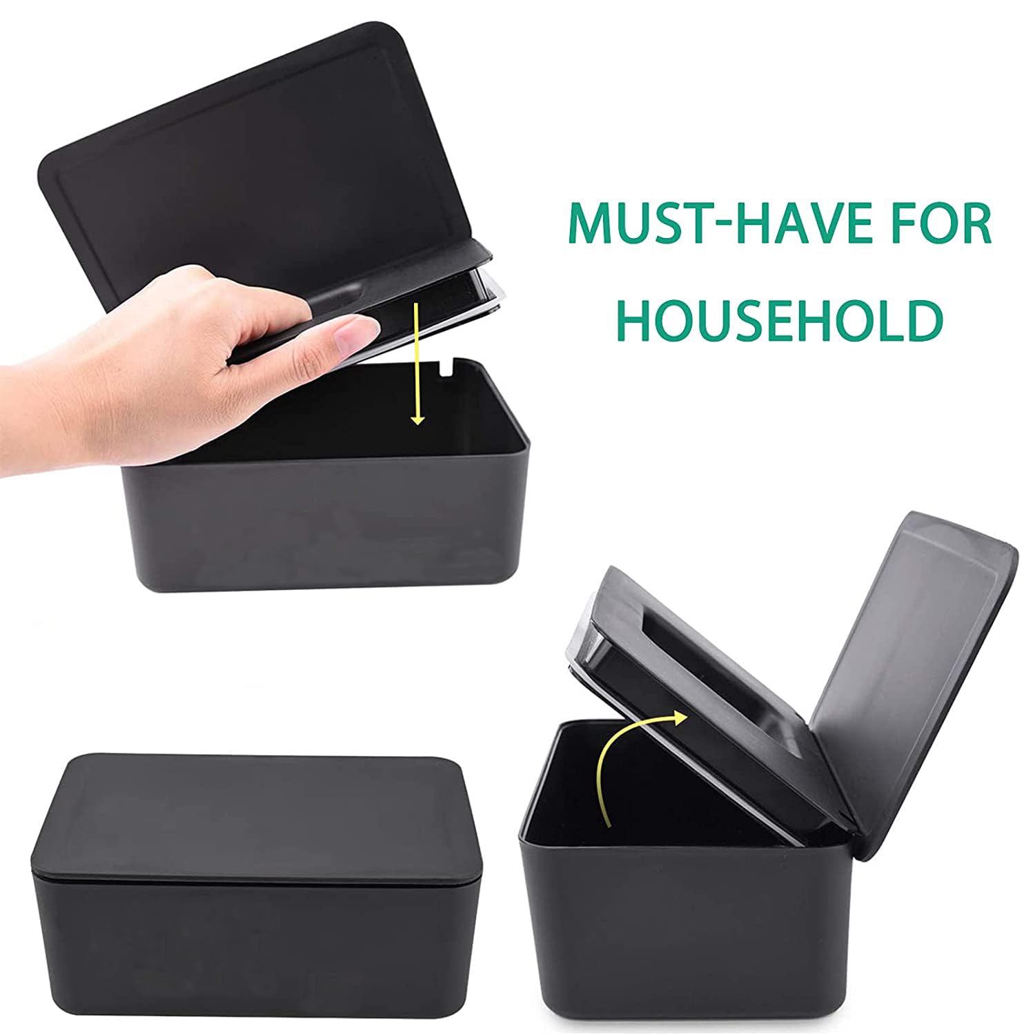 Snapklik.com : Moorfowl Makeup Remover Wipes Container,7.28" L 4.80" W ...