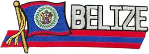 Amazon.com: North America Cutout Embroidered Patches - Belize OSFM : Clothing, Shoes & Jewelry