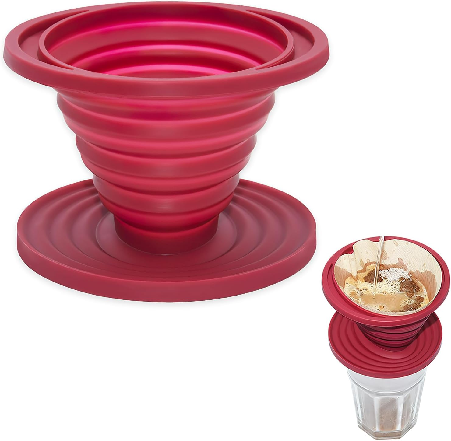 Portable Coffee Filter Mug, 1 Pcs Portable Coffee Filter Cup, One Cup ...