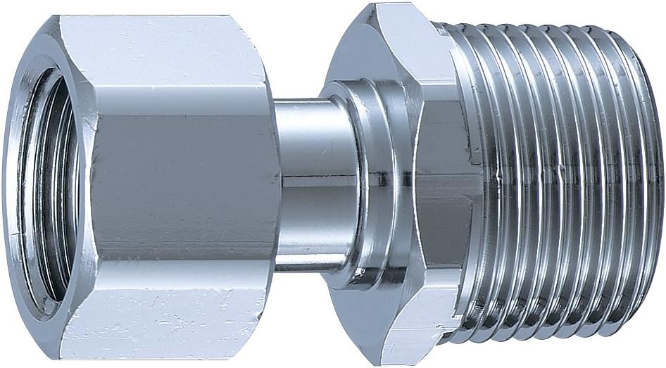 Amazon.co.jp: SANEI 配管部品 片ナット付アダプター ナット回転式 パッキン付き 呼び13 T84-13 : DIY・工具・ガーデン