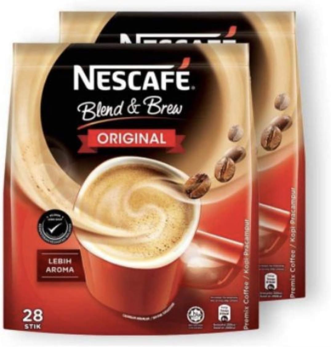 Amazon.com: Nescafe classic medium roast, 3 in 1, (28 x 16.5g)