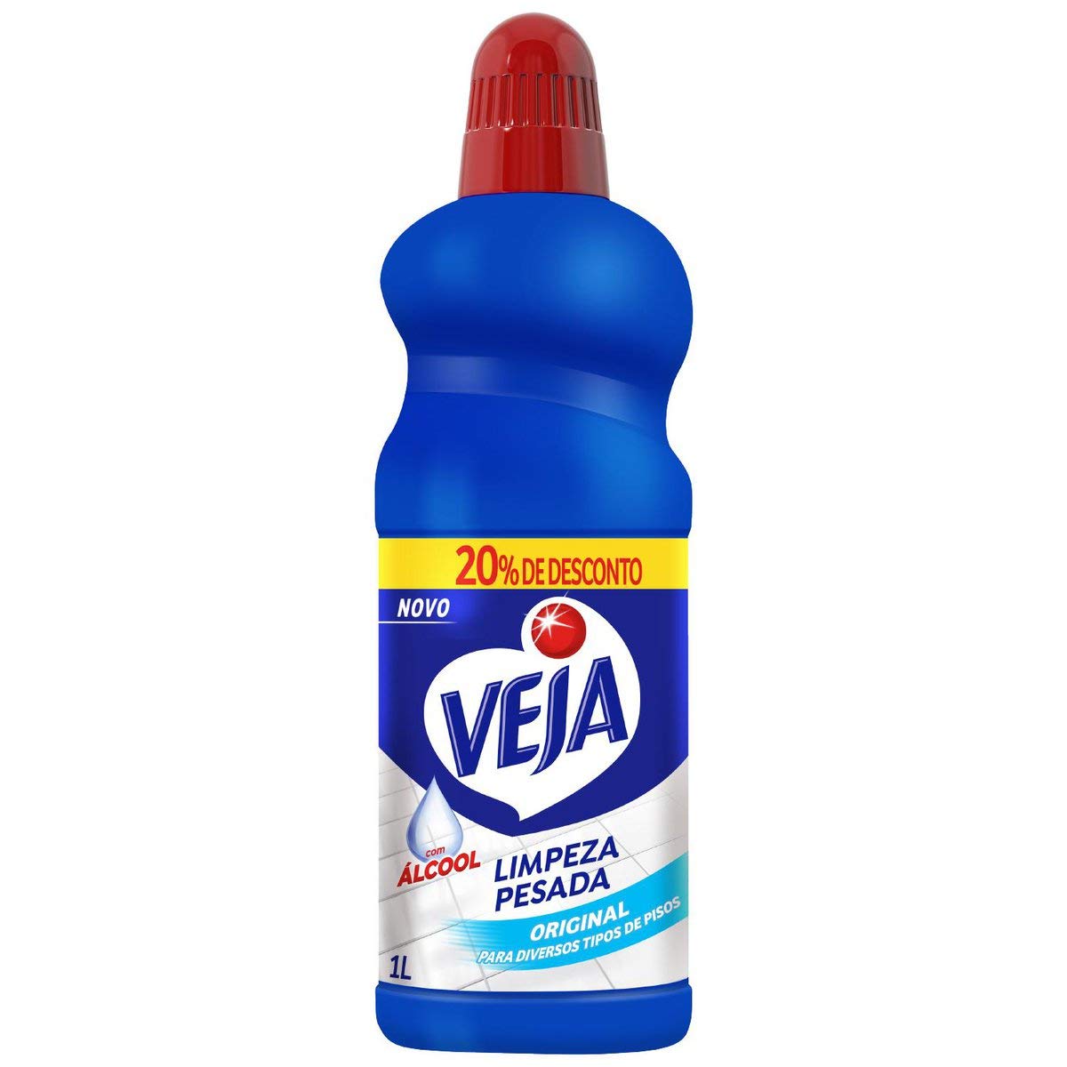 Veja Original - Limpador para Limpeza Pesada, Embalagem Econômica, 1L ...