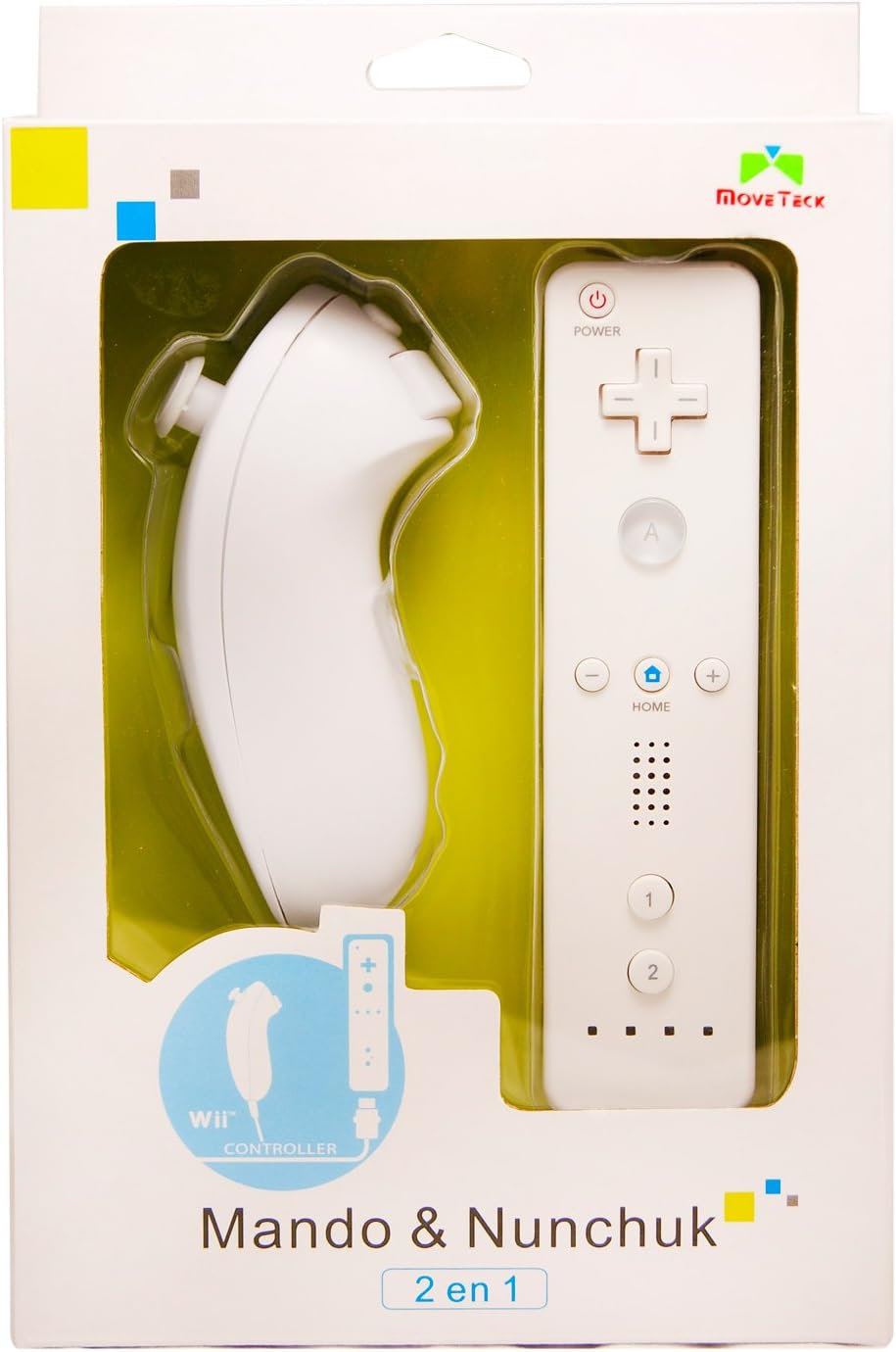 Control remoto + Nunchuk para Nintendo Wii/Wii U : Amazon.es: Videojuegos