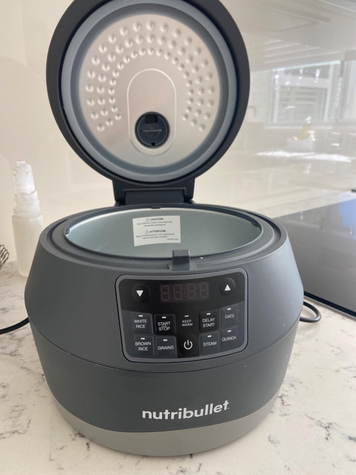 NutriBullet Everygrain Rice Cooker, Dark Grey, Rice cooker, grain ...