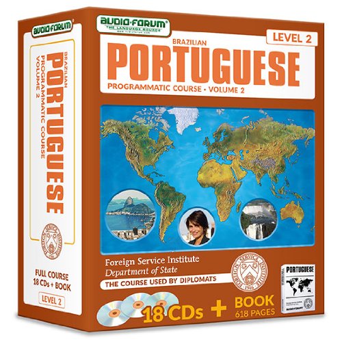 Amazon.com: FSI: Programmatic (Brazilian) Portuguese 2 (18 CDs/Book ...
