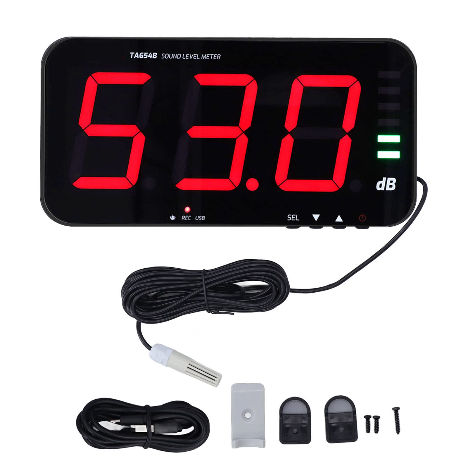 Kadimendium 13in Screen Sound Level Meter Wall Hanging Display Screen ...