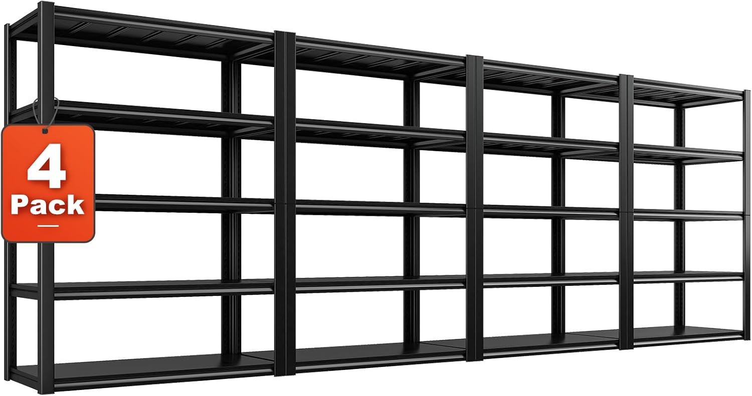 Amazon.com: REIBII Garage Shelving 48.2" W Storage Shelves 3000LBS ...