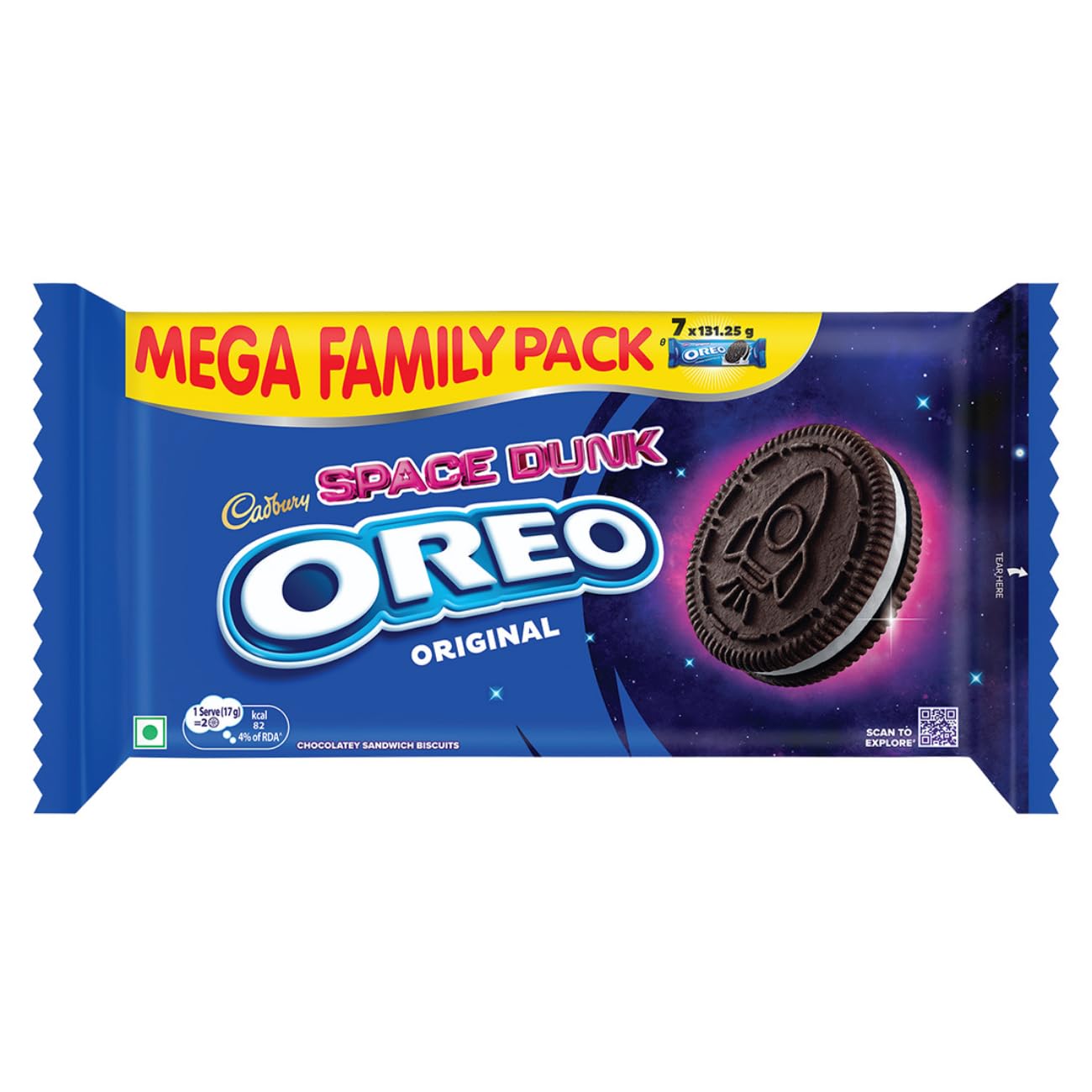 Oreo Mega Stuf Chocolate Sandwich Cookies 132 Oz