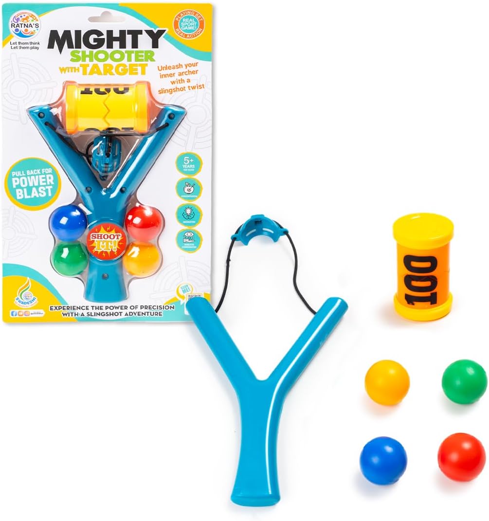 Ratna's Mighty Shooter with Target Slingshot Catapult Gulel Along with ...