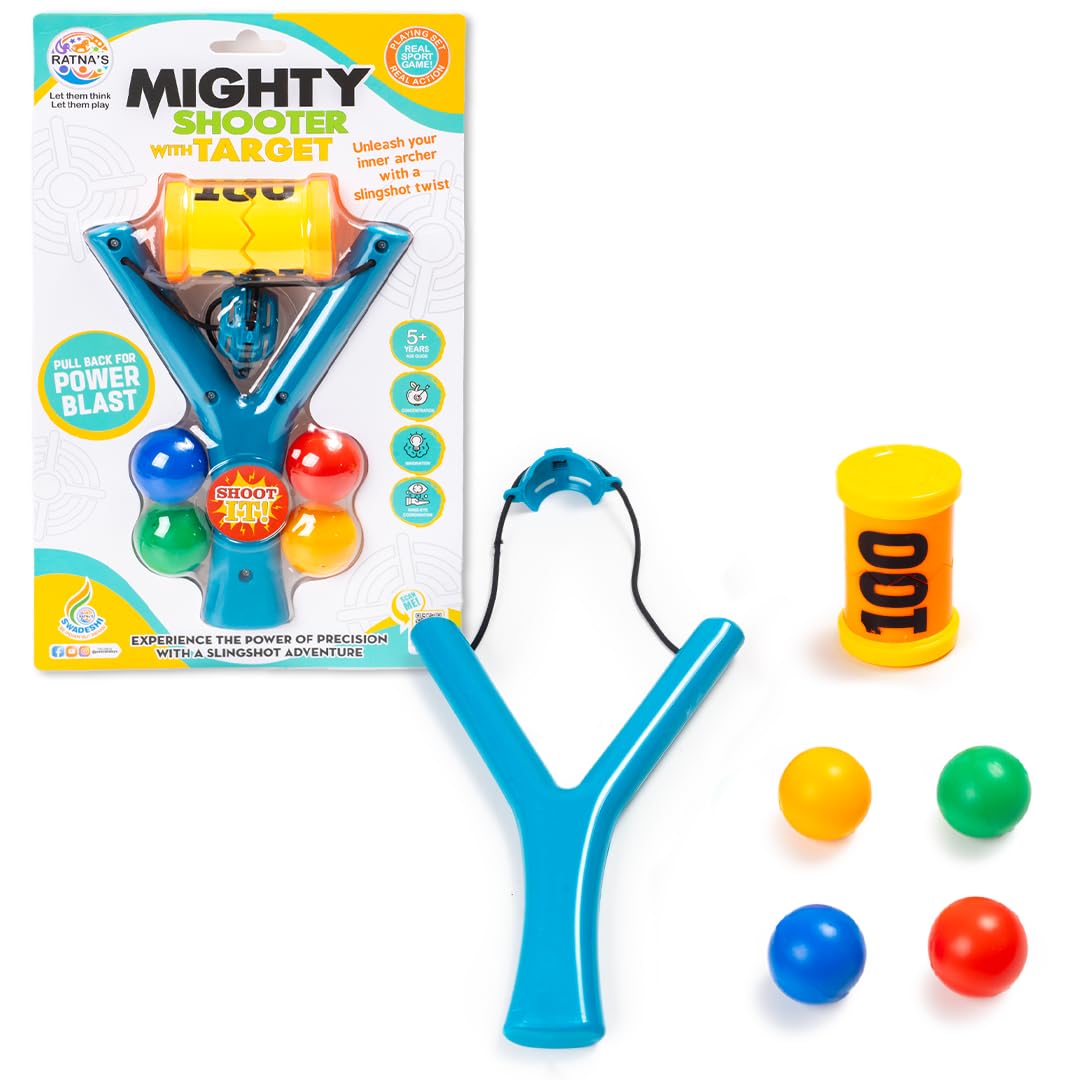Ratna's Mighty Shooter with Target Slingshot Catapult Gulel Along with ...