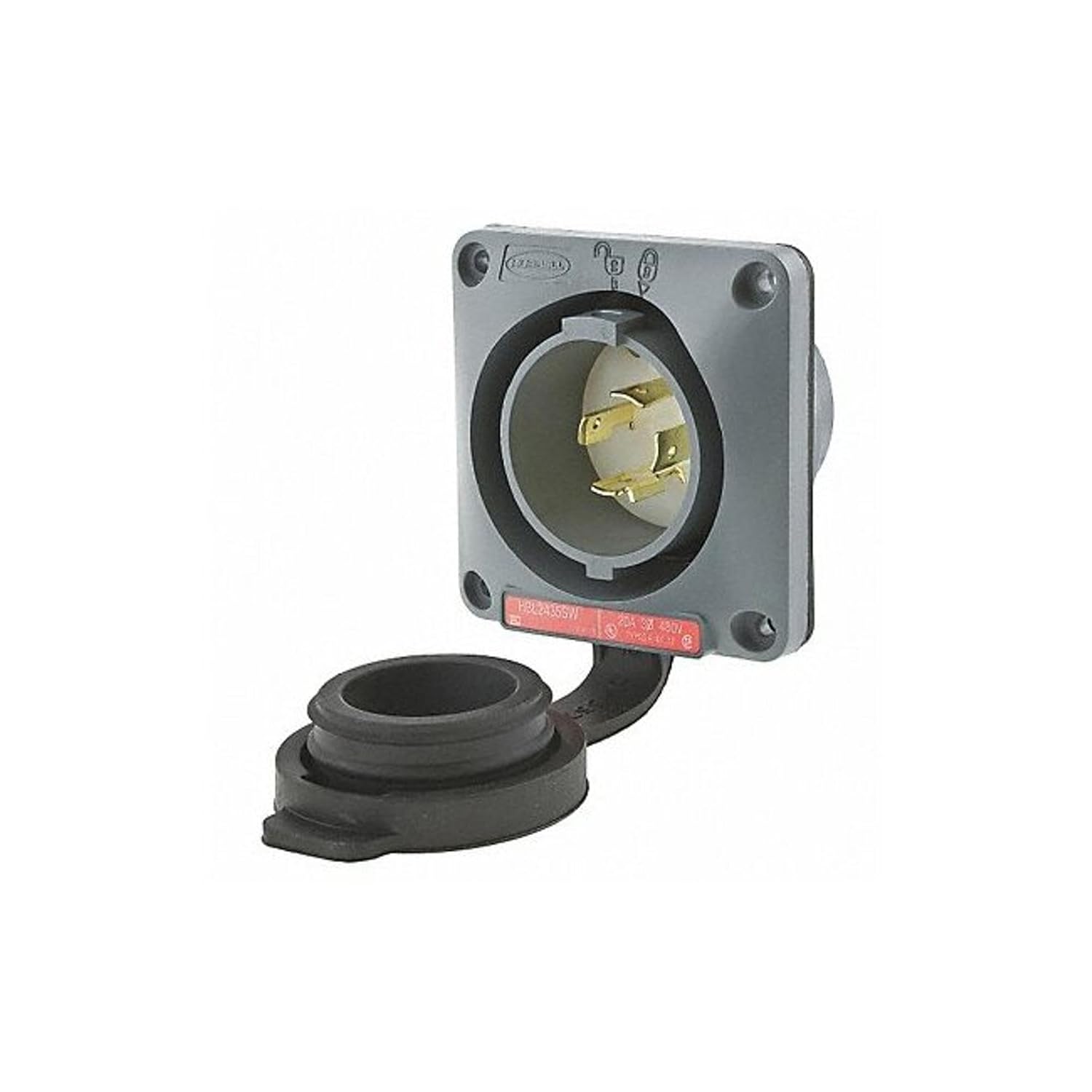 Hubbell Wiring Systems HBL2435SW Twist-Lock Watertight Safety Shroud ...