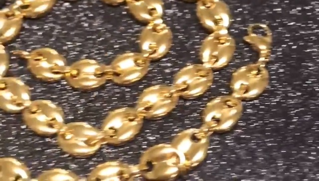 Watch Men Stainless Steel Coffee Beans Modeling Necklace on Amazon Live