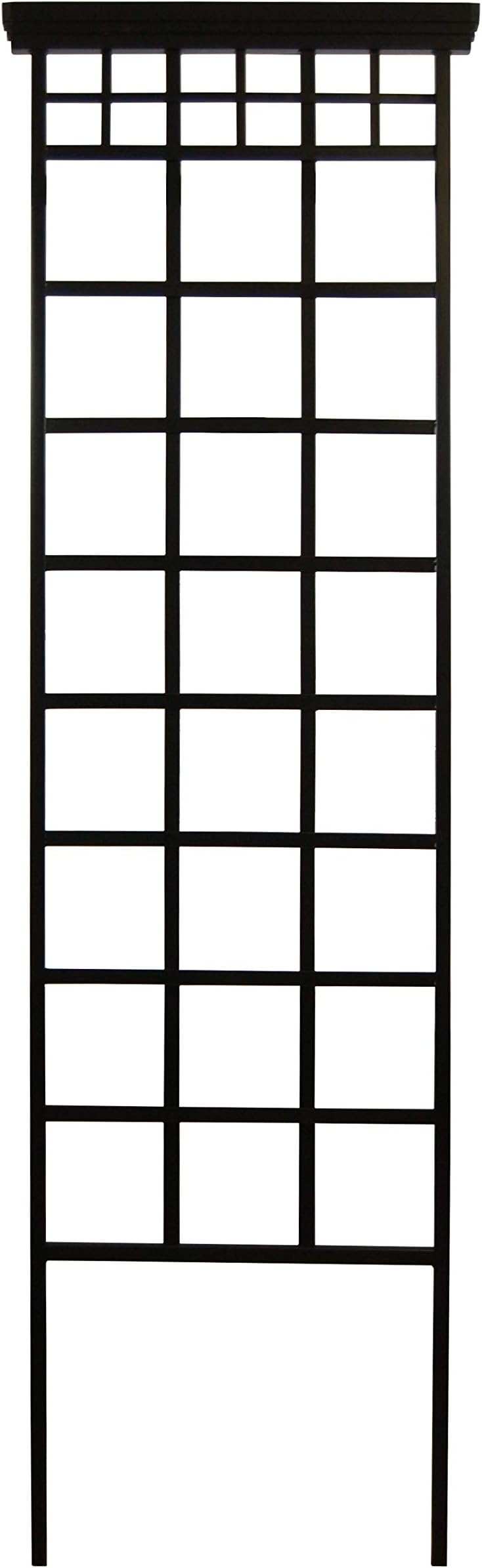 Amazon.com : Set of 5 Panacea 82172 Mission Trellises, Black, 78" H ...
