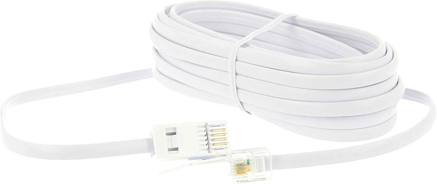 Storm&Lighthouse Premium BT Telephone to RJ11 Cable Lead 5m ADSL Male ...