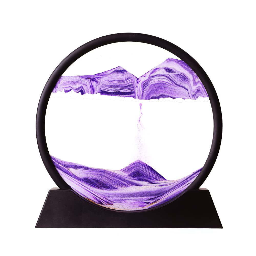 Mr-Kit Falling Sand Art Picture, 3D Dynamic Sand Picture Liquid Motion ...