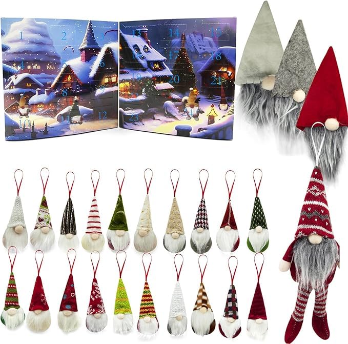 Amazon.com: 2024 Christmas Dwarf Countdown Calendar, 24 Dwarf ...