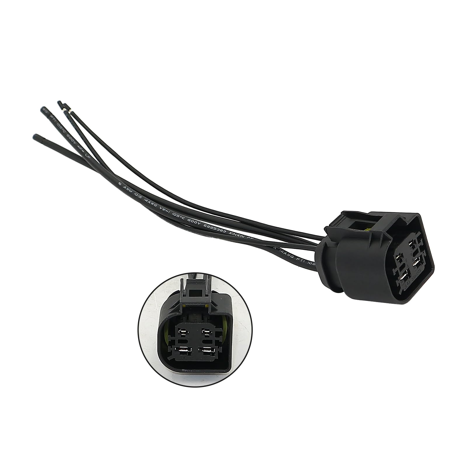 Amazon.com: 4 Way Connector Plug Pigtail Harnesses Compatible with BMW ...