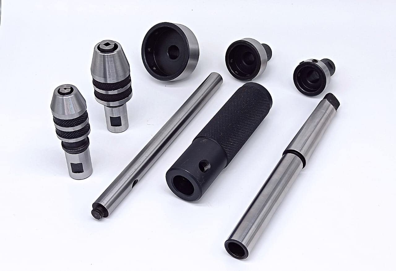 Tapping, reaming and Threading die Holder Set for Lathe Tailstock ...